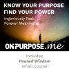 ONPURPOSE.me App and Action Steps – On-Purpose